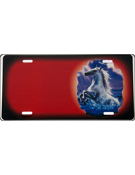 Skilt med Hestenavn, Stejlende hest, design dit eget skilt