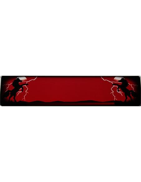 Skilt med Hestenavn, forskellige farver til dit skilt